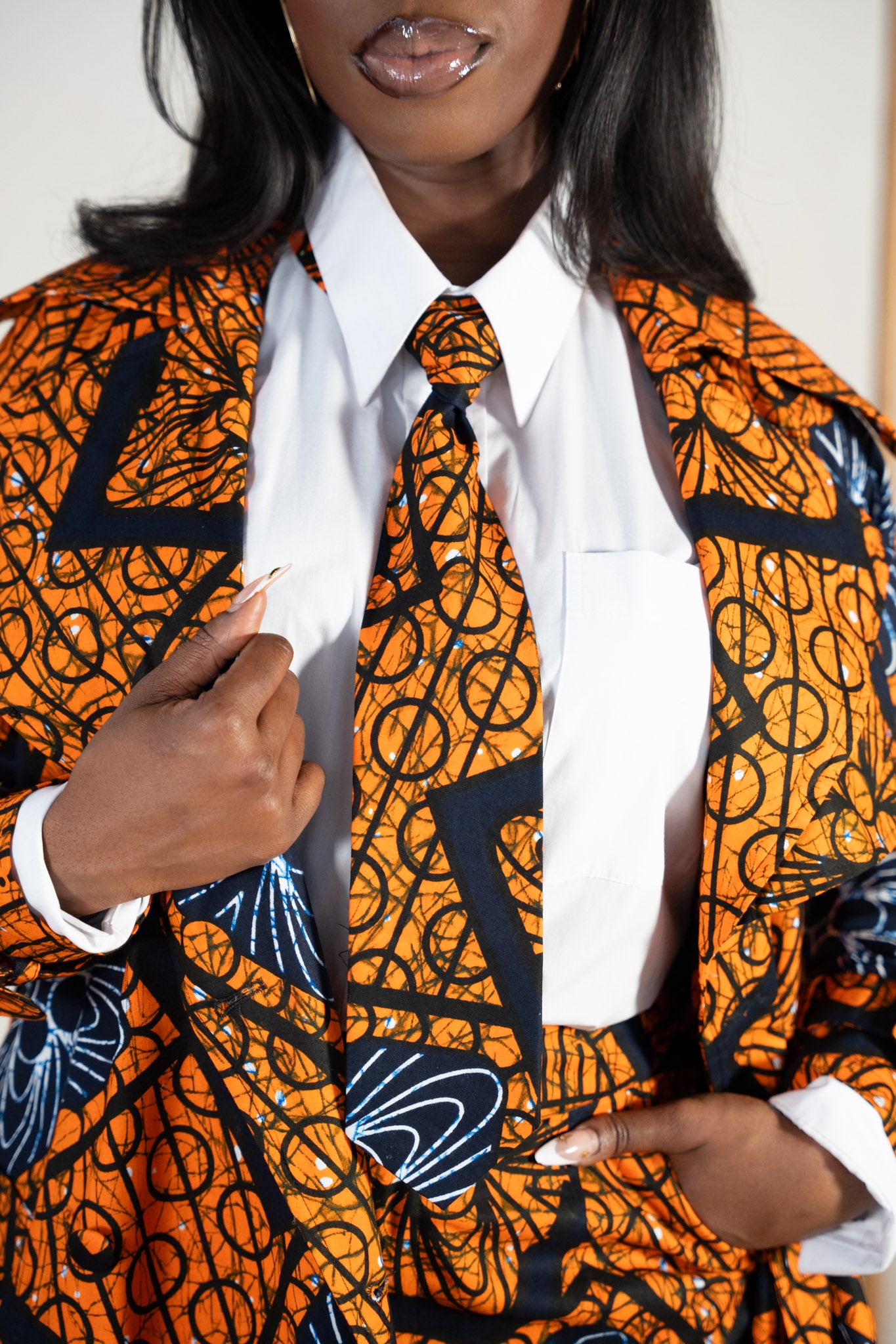ZEZE African print NECK TIE – OFUURE
